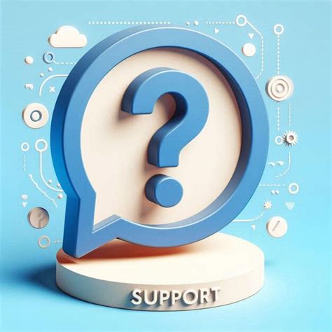Speech bubble with question mark FAQ support help concept 3d vector icon Cartoon minimal style ...