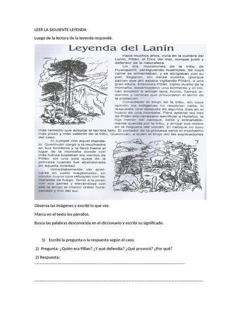 Leyenda Del Lanin Pdf