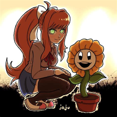 Monika And Flowey Rddlc