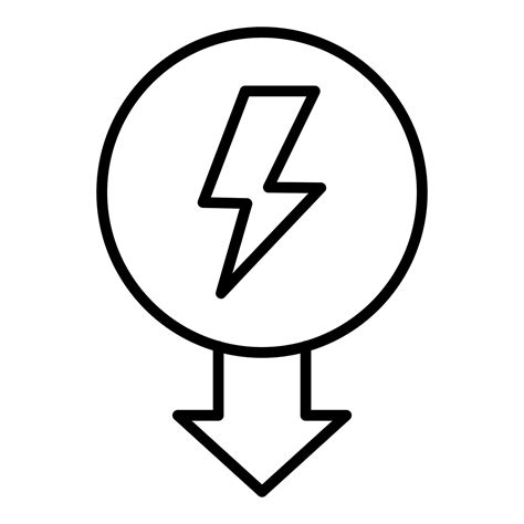 Reduce Energy Consumption Icon Style 21247031 Vector Art At Vecteezy