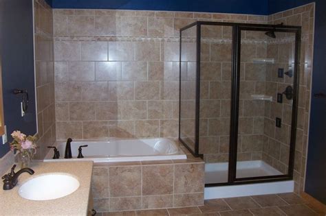 Jetted Tub Shower Combo Glass Showerwhirlpool Tub Combination