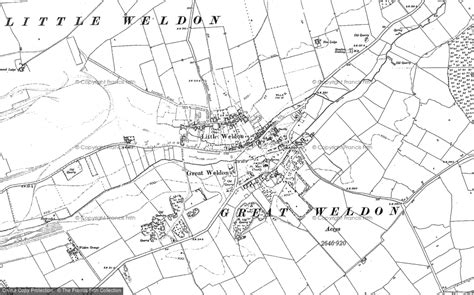 Old Maps Of Weldon Northamptonshire Francis Frith