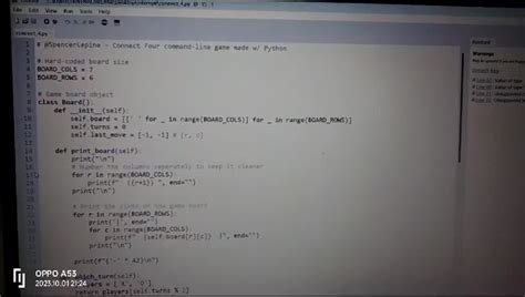 ippili triveni on linkedin pythonprogramming connectfour internship