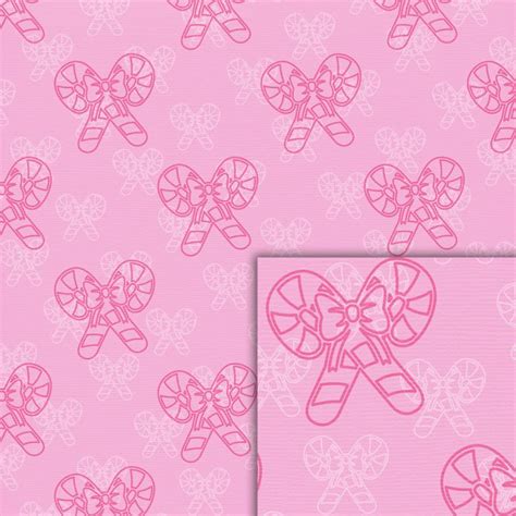 Pink Candy Cane Patternd 1234349