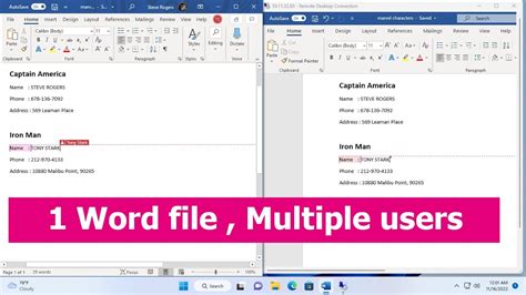 Make 1 Word File Allow Multiple Users At The Same Time Youtube