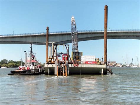 Hamilton Siphon Bypass Pipeline Brisbane Install Pipeline And Scour