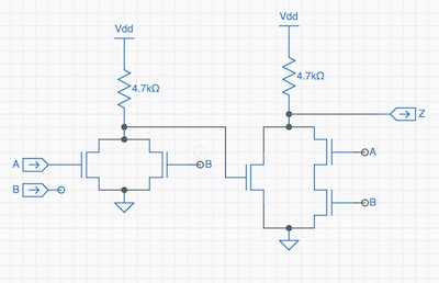 Bipolar XOR Gate With Only 2 Transistors Details Hackaday Io