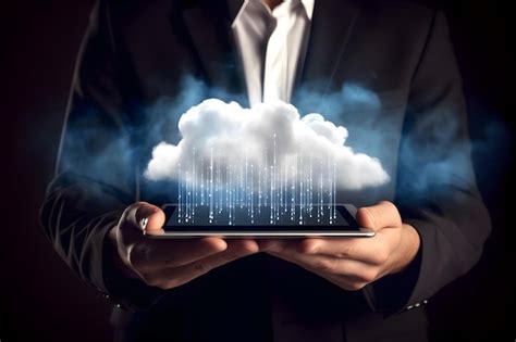 premium ai image cloud data storage cloud computing and data transfer