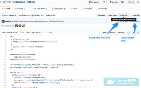 Enhanced Github：下载github单个文件 Chrome开发者工具插件 画夹插件网