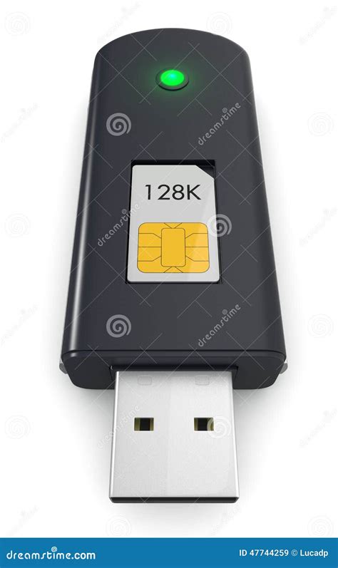 Internet Usb Key Stock Illustration Illustration Of Render