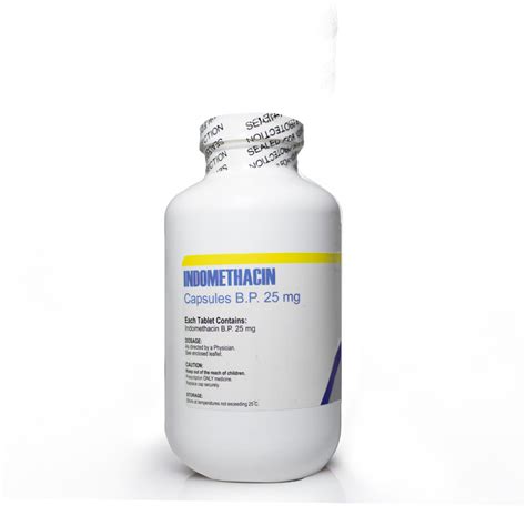 Indomethacin Capsules 25mg Gpc