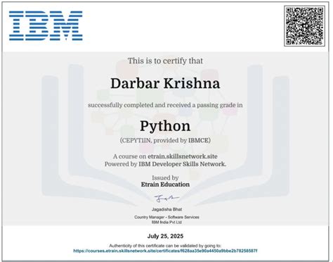 🎉 Proud To Share A Milestone 🎉 Ive Successfully Completed The Ibm