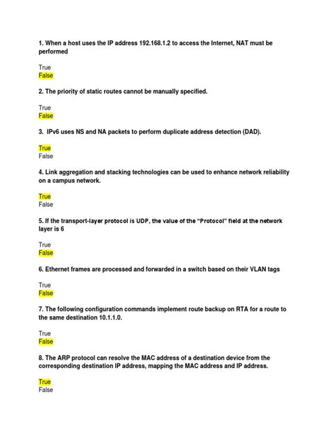 hcia datacom qa latest version pdf network switch ip address
