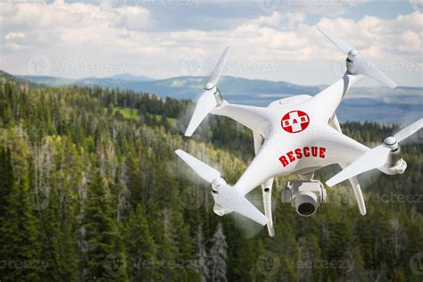 Sar Search And Rescue Unmanned Aircraft System Drone Flying Above A