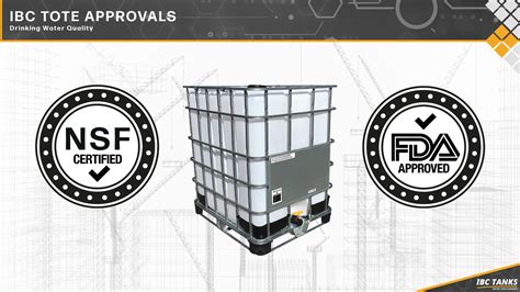 Ibc Totes For Water Supply On Remote Construction Sites