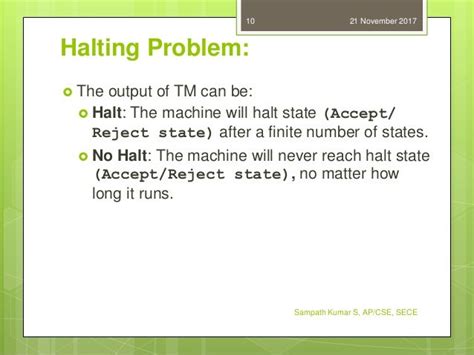 46 Halting Problem