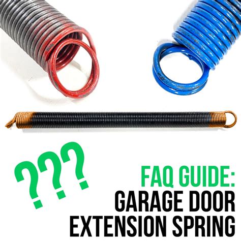 Garage Door Extension Spring Chart Garage Door Torsion Springs And