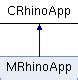 Rhino C API CRhinoApp Class Reference