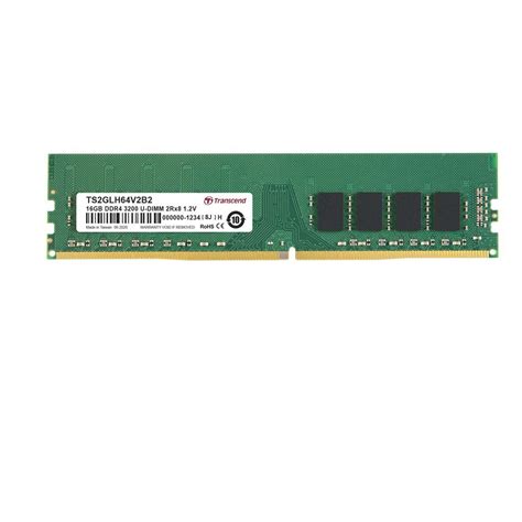 Transcend Ram Memory Ddr4 3200 U Dimm 16gb Premium Grade รับประกัน