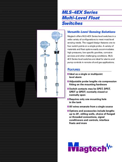 fillable online the ultimate guide to float level sensors fax email print pdffiller