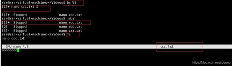 linux中fg jobs ctrl z bg操作和kill 15、kill 9杀死进程 kill 15 csdn博客
