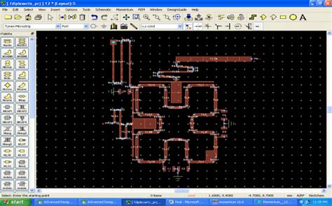 Simulated Model Of The Filter Layout Download Scientific Diagram