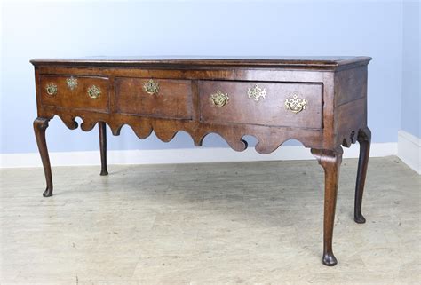 Early Georgian Period Oak Server With Cabriole Legs For Sale At 1stdibs