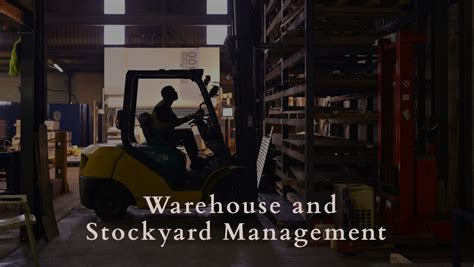 Warehouse And Stockyard Management