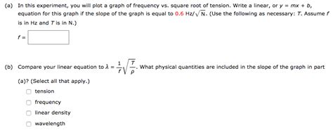 solved a in this experiment you will plot a graph of