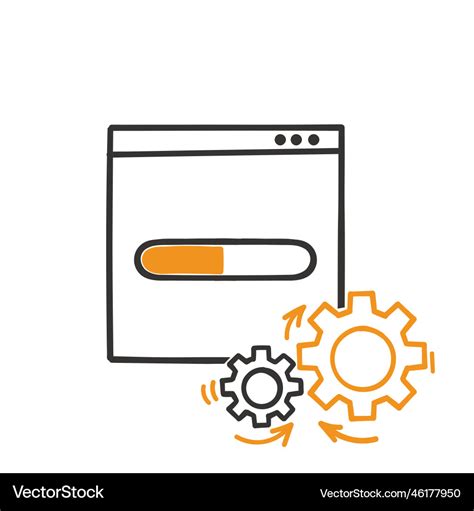System Configuration Icon Royalty Free Vector Image
