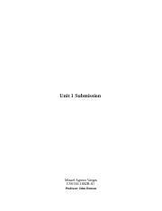 CS HW U Doc Unit Submission Misael Agosto Vargas CSS B Professor John Denson CBK