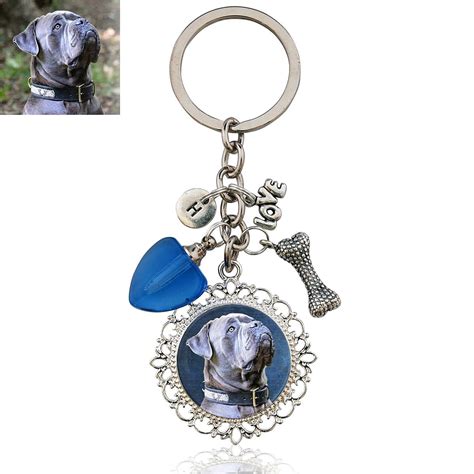 Memory Keepsake Photo Key Chain Many Colors Cherished Photo Keepsakes