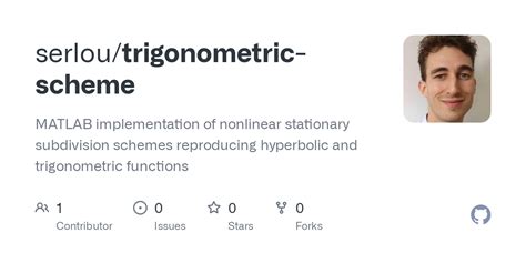 Github Serloutrigonometric Scheme Matlab Implementation Of