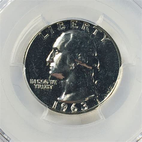 1963 Proof Silver Washington Quartergraded Pr67 By Pcgs Property Room