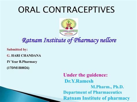 Oral Contraceptivespptx