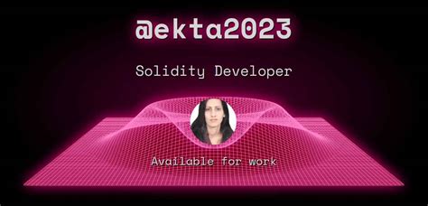 solidity developer in india ekta2023 web3 jobs