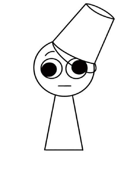 Incredibox Sprunki Brud Coloring Page Funny Coloring Pages Pdf
