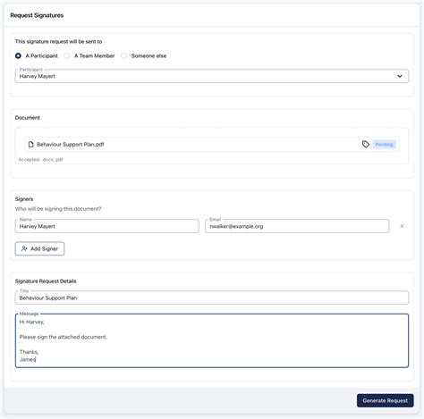 Requesting Signatures Astalty Guide