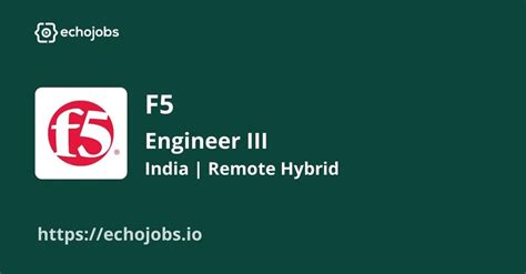 F5 Is Hiring Engineer Iii Software Bengaluru India India Remote