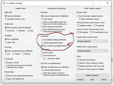 Windows 10 Taskbar Never Combine Always Hide Labels Super User