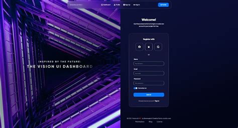 Vision Ui Dashboard React Free Product