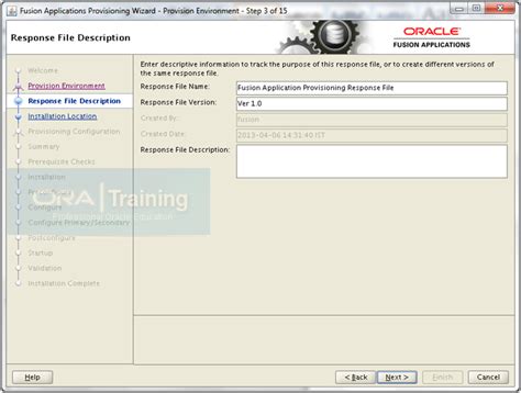 Oracle Fusion Applications Installation Provision An Applications