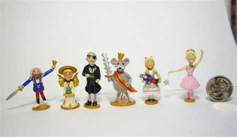 1 4 Scale Set Of Six Miniature Nutcracker Ballet Dolls Etsy Canada Ballet Doll Nutcracker