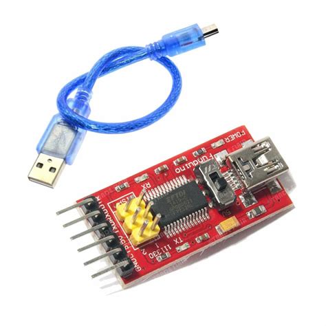 Modulo Adaptador Serial Arduino Compatible Ftdi Ft232rl 55v B A Ttl C