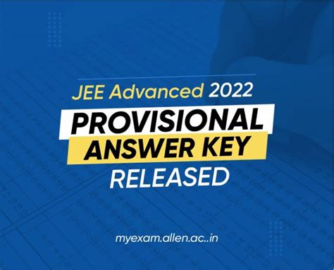 JEE Advanced Provisional Answer Key Released Bonus Marks In Two Questions My Exam