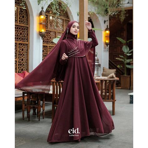 Jual Kazami Aiswarya Dress By Kazami Gamis Shopee Indonesia