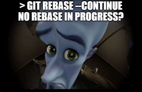 No Rebase In Progress R Programmerhumor