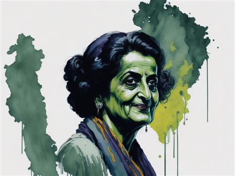 Premium Ai Image Indira Gandhi