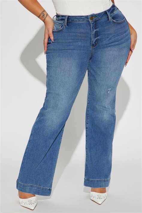 Into You Stretch Bootcut Jean Medium Wash Fashion Nova