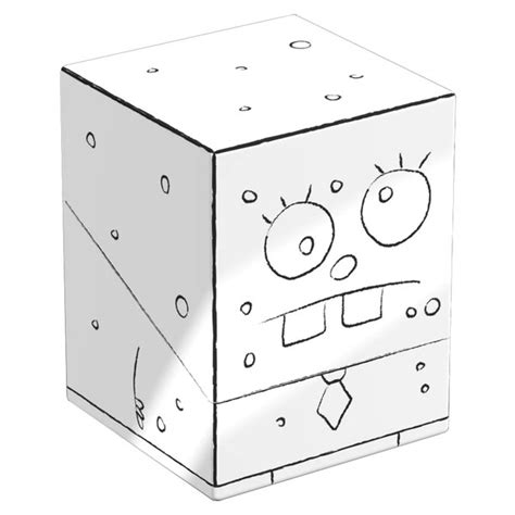 Deck Box Squaroes Spongebob Squarepants Doodlebob Chase Figure Acd Distribution Leading